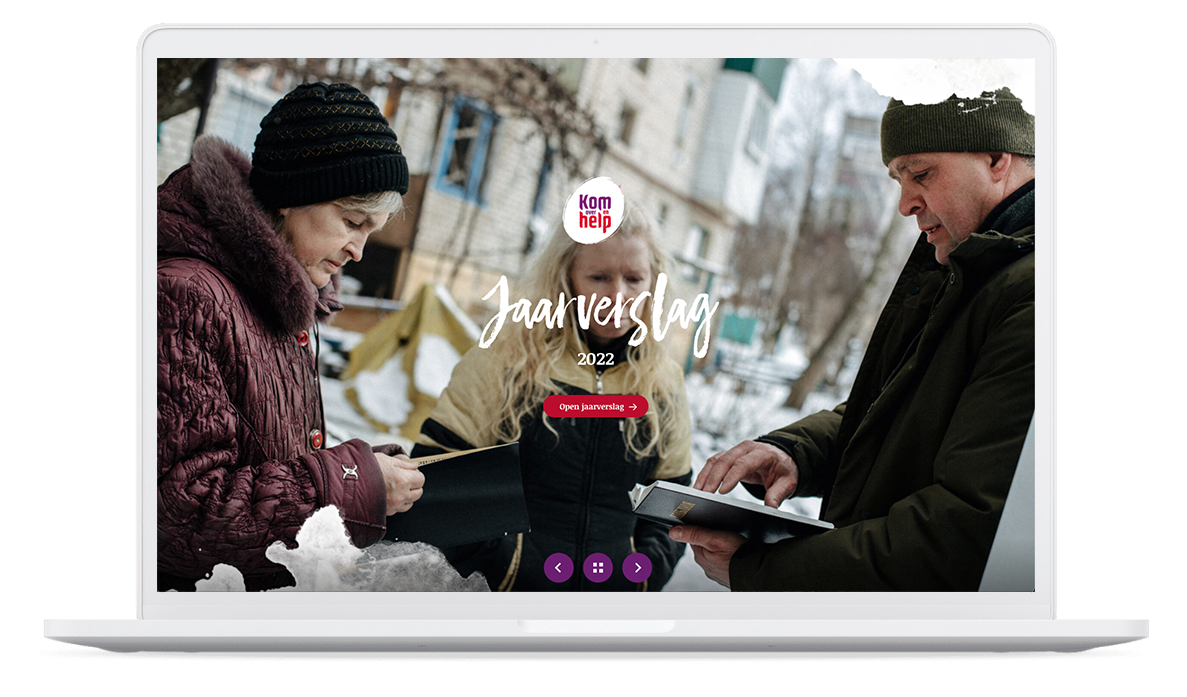 Kom Over en Help - Maak je complete jaarverslag online